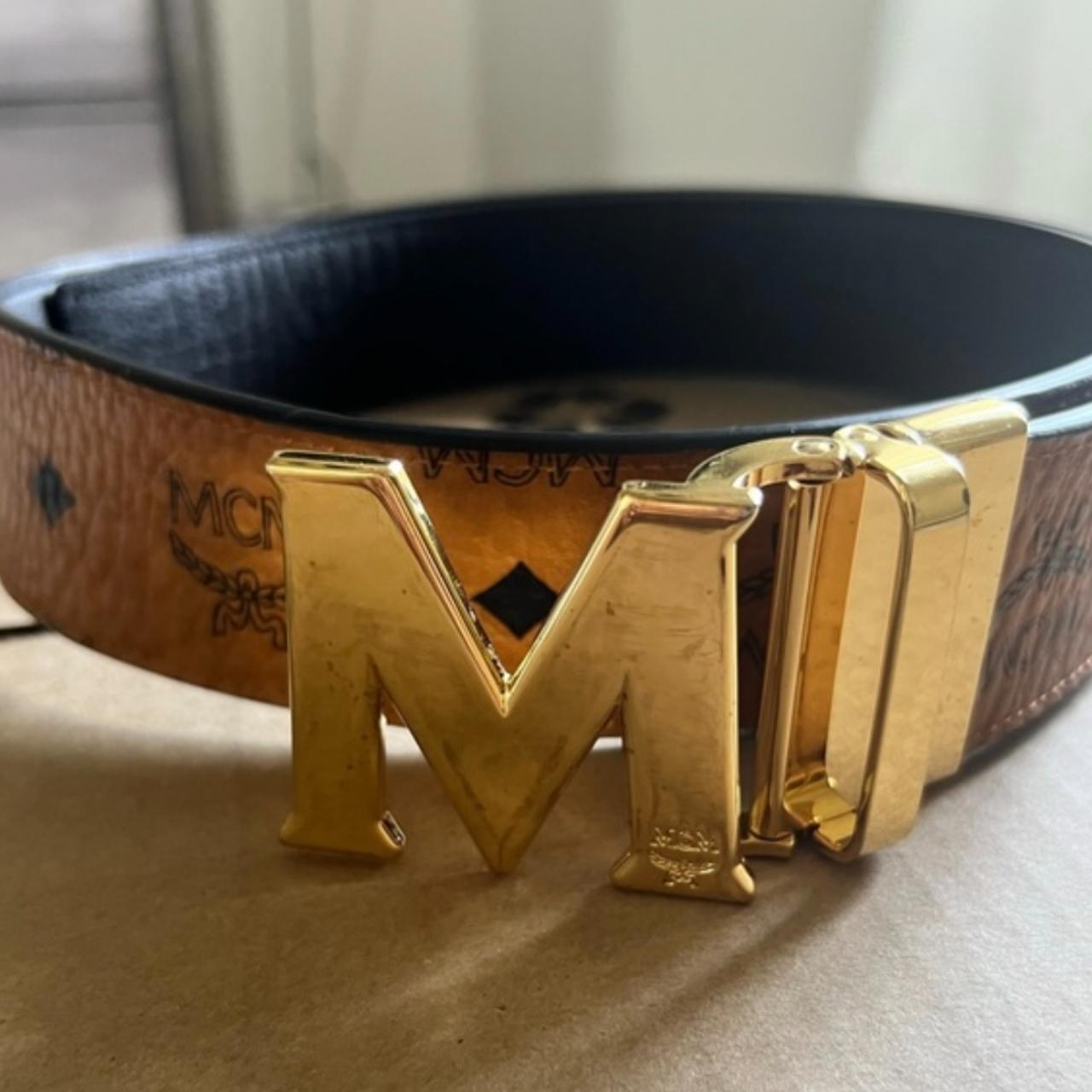 authentic mens MCM belt - Depop
