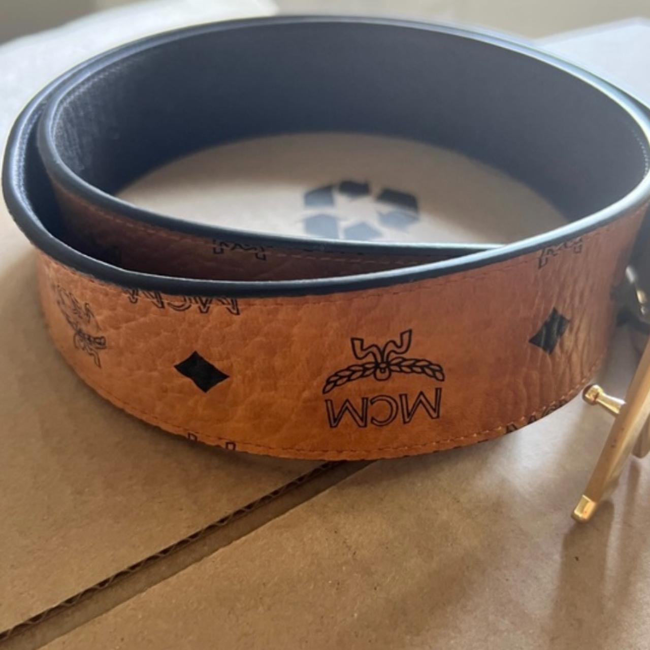 authentic mens MCM belt - Depop