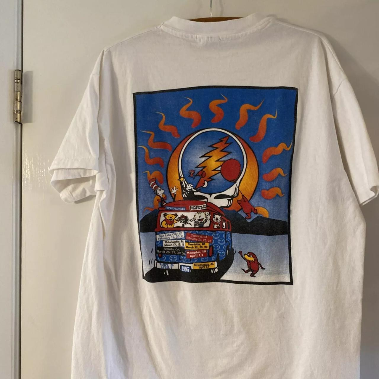 Grateful Dead T-shirt Spring Tour 1995 Vtg Calvin | Depop Grateful Dead T-shirt Spring Tour 1995 Vtg Calvin | Depop