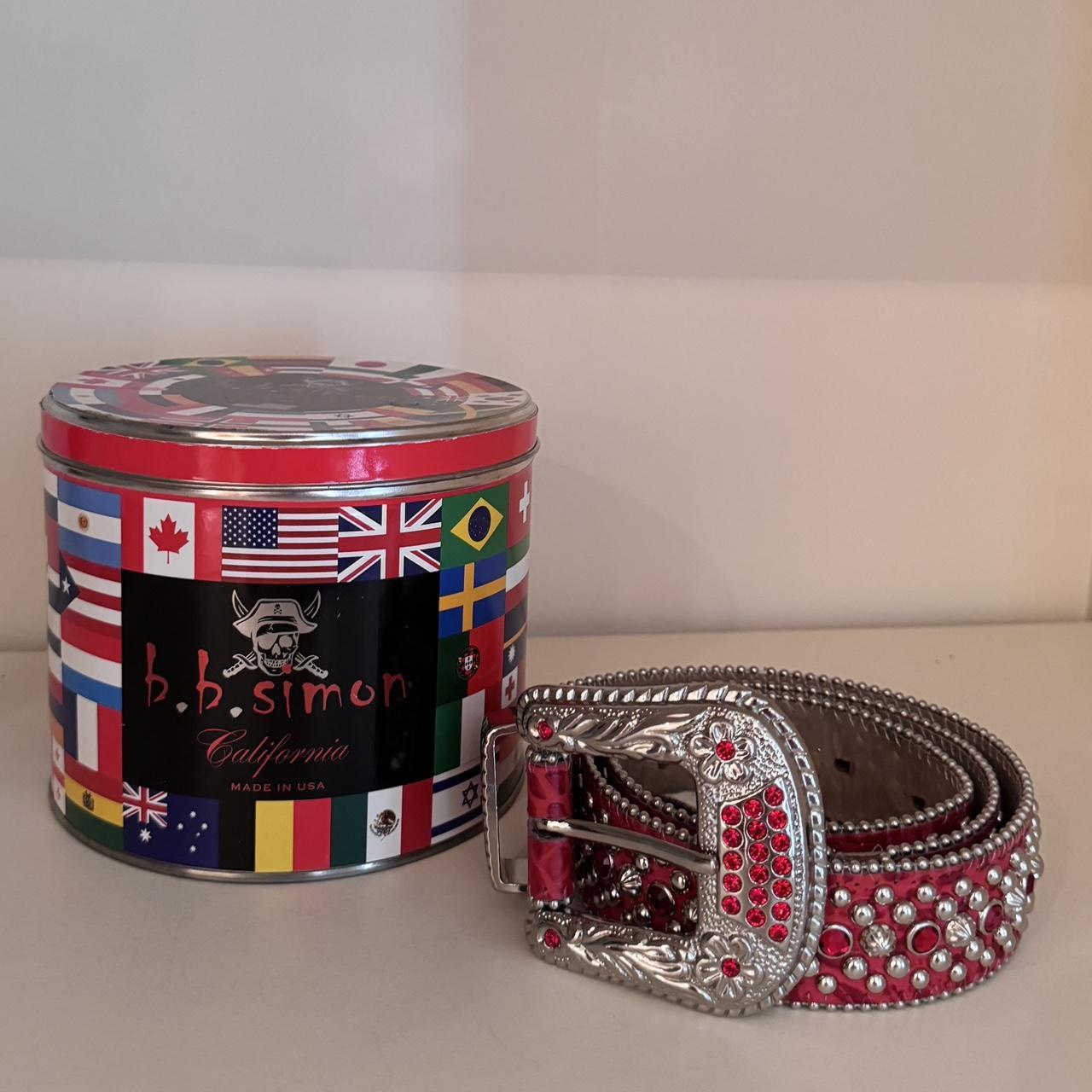 The Red Trojan BB SIMON belt- Size 36 waist REAL... - Depop