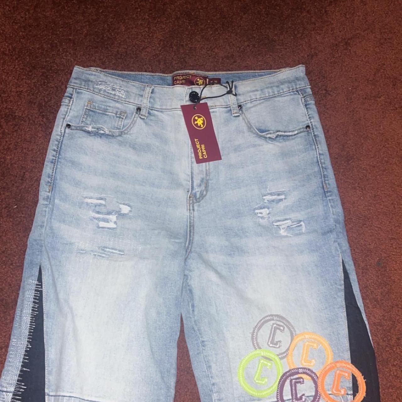 Project Capri Jorts Multicolor/Brand New Never worn | Depop