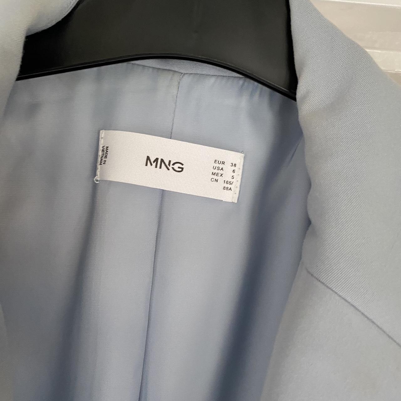 Light blue Mango blazer. - Depop