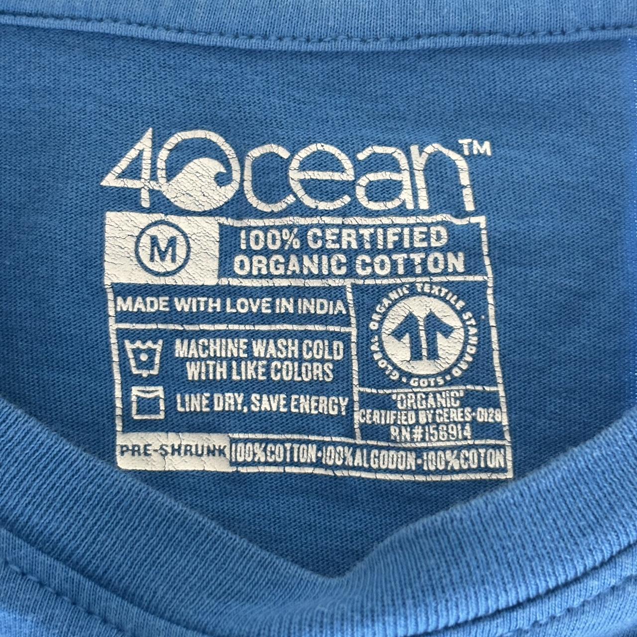 4Ocean T-Shirt (great fit, quality, and great company) - Depop