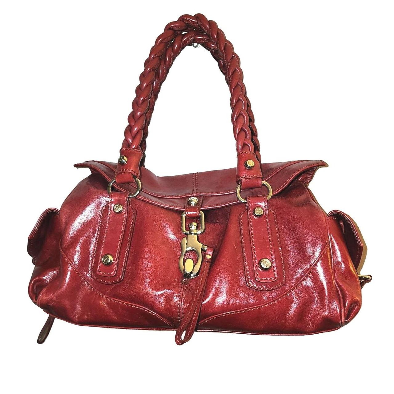 Beautiful brick red leather designer Francesco... - Depop