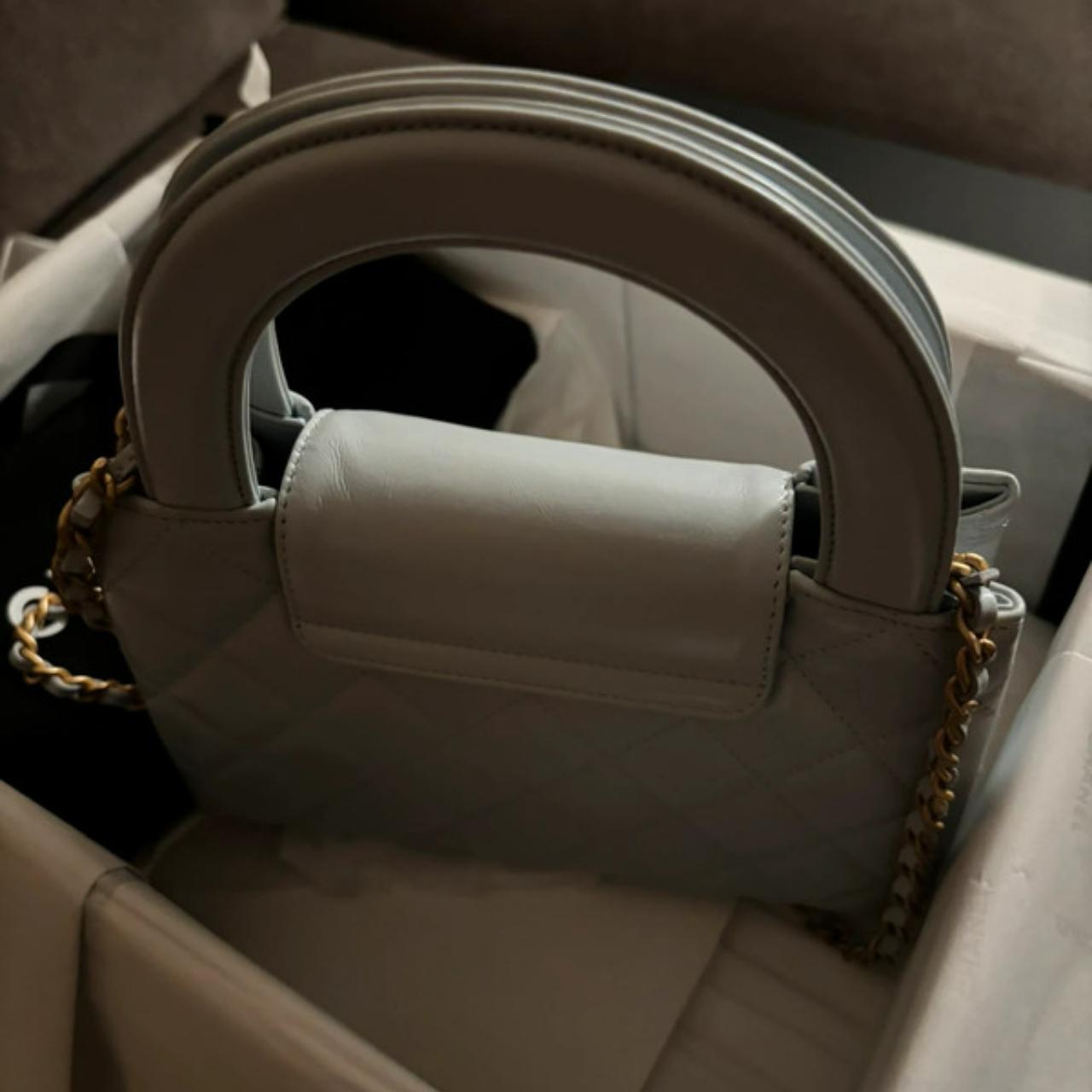 Chanel Bag Nano Light blue Chanel Bag nano color:... - Depop