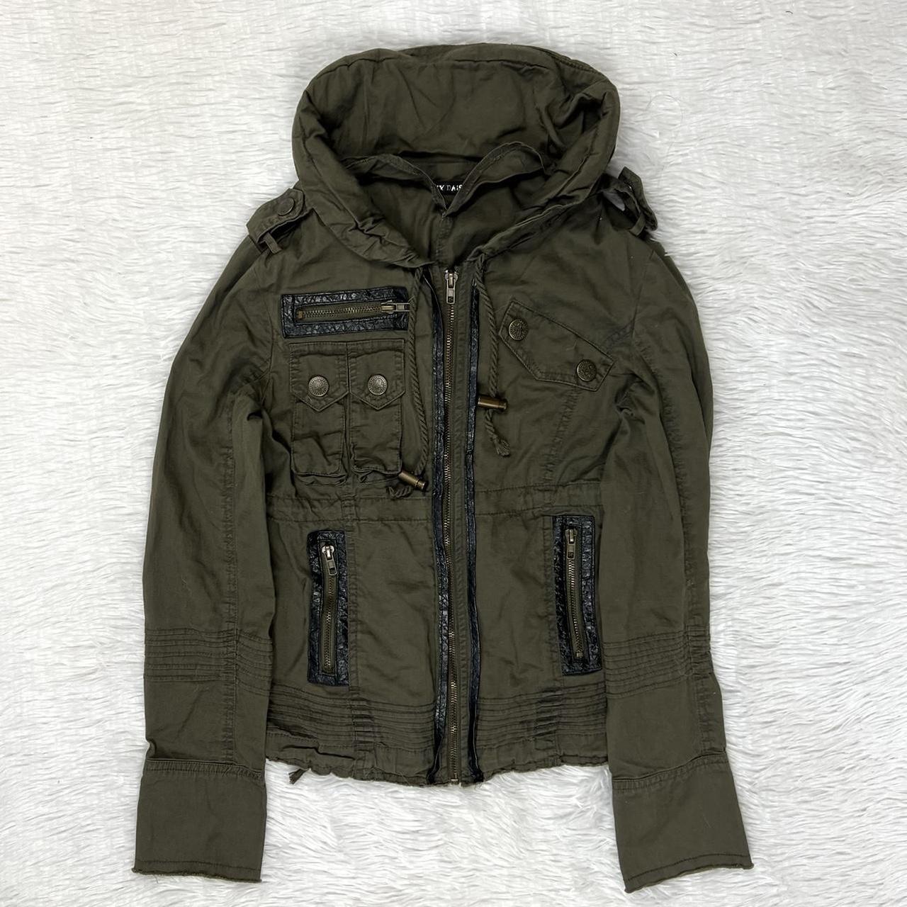 japanese brand grunge military cargo bono jacket -... | Depop