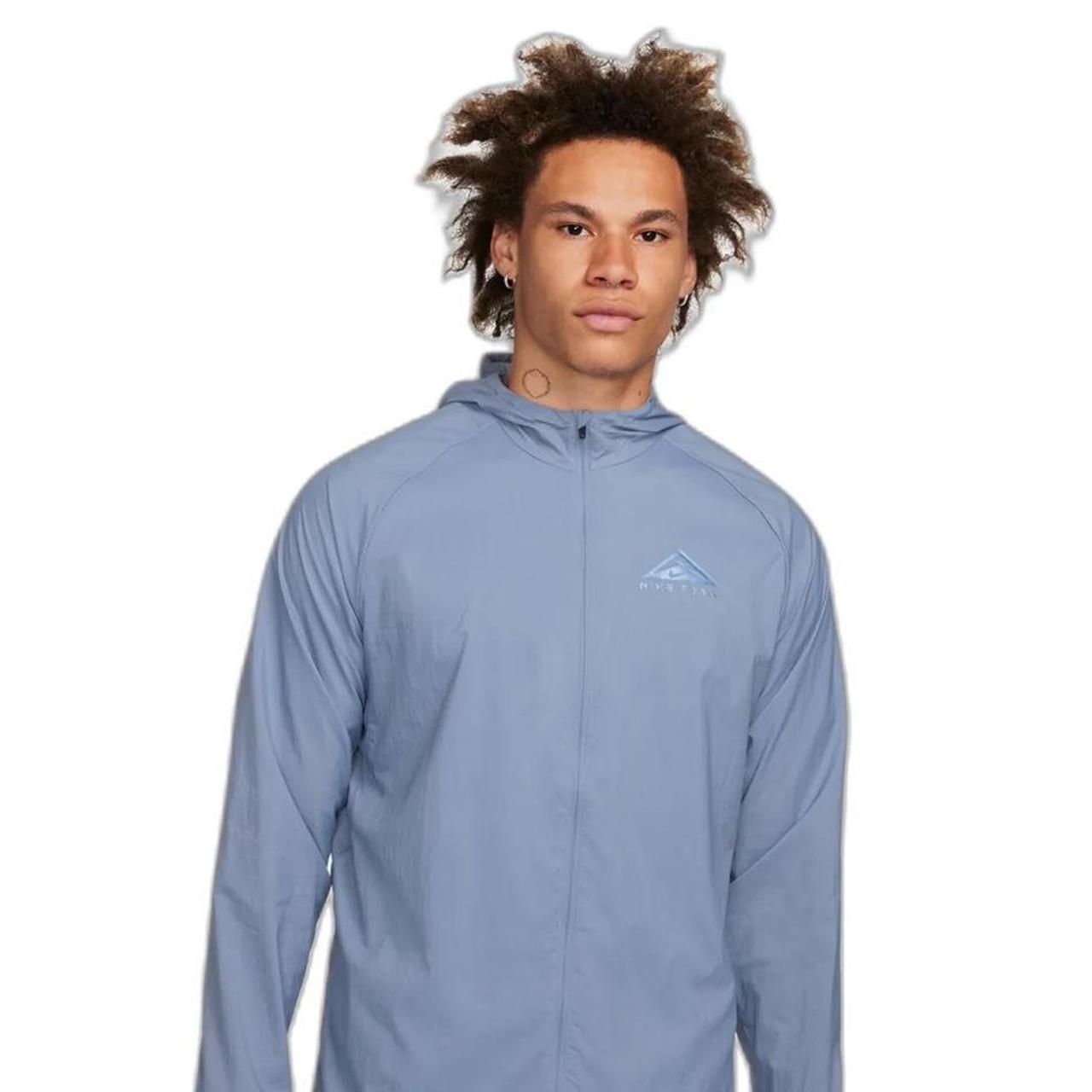 Nike Trail Aireez Windrunner Jacket Ashen Slate... - Depop