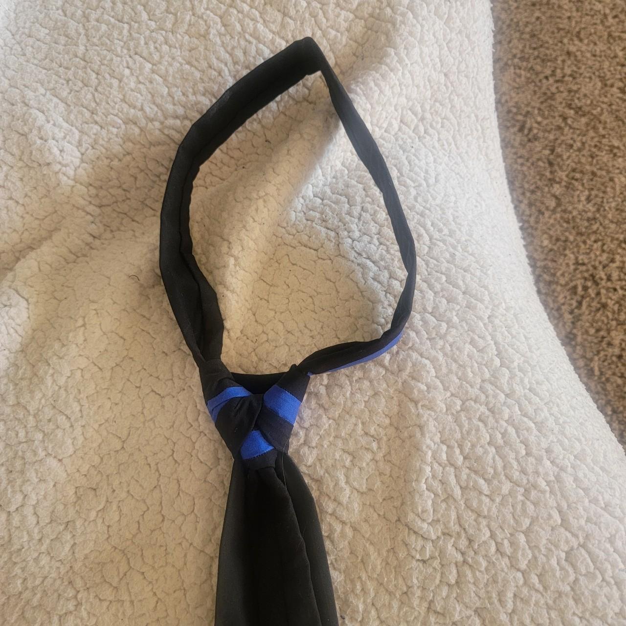 Thin Blue Line Men's Tie - Depop