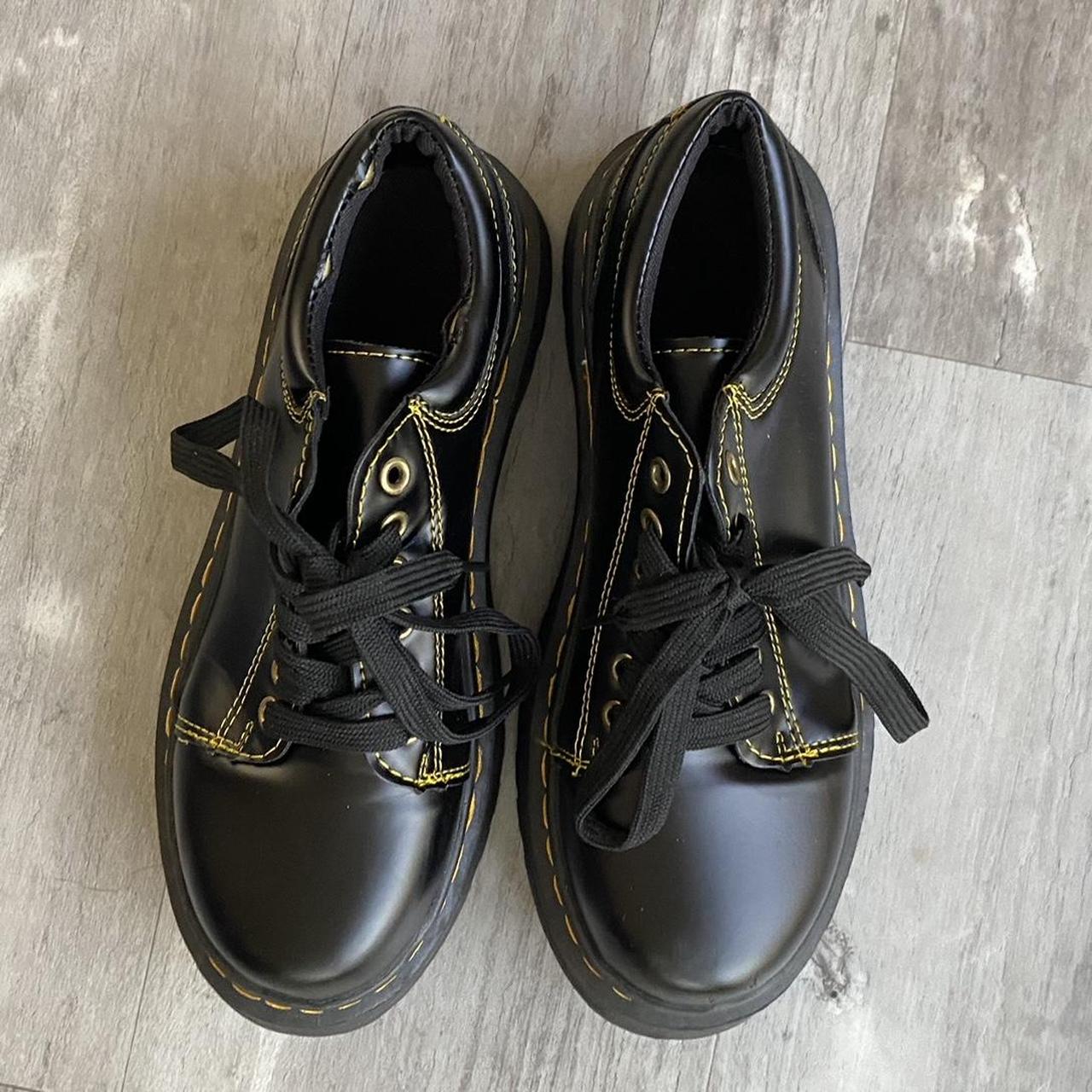 Platform Leather Shoes - Depop