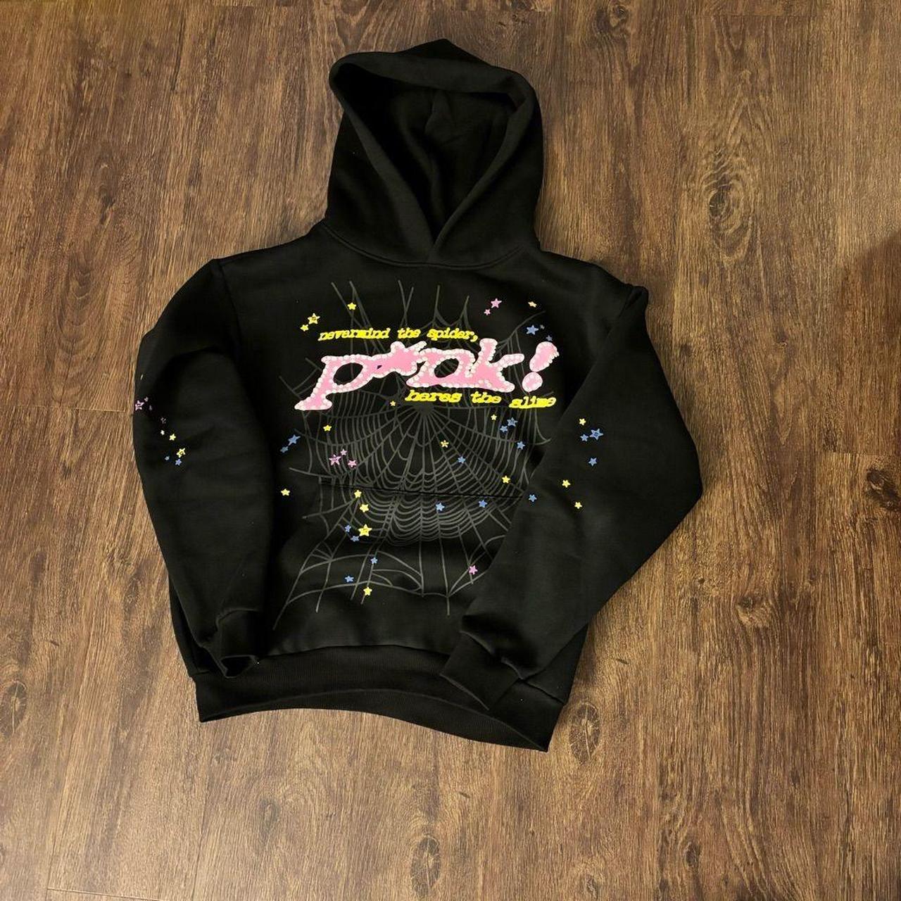 black spider hoodie - Depop