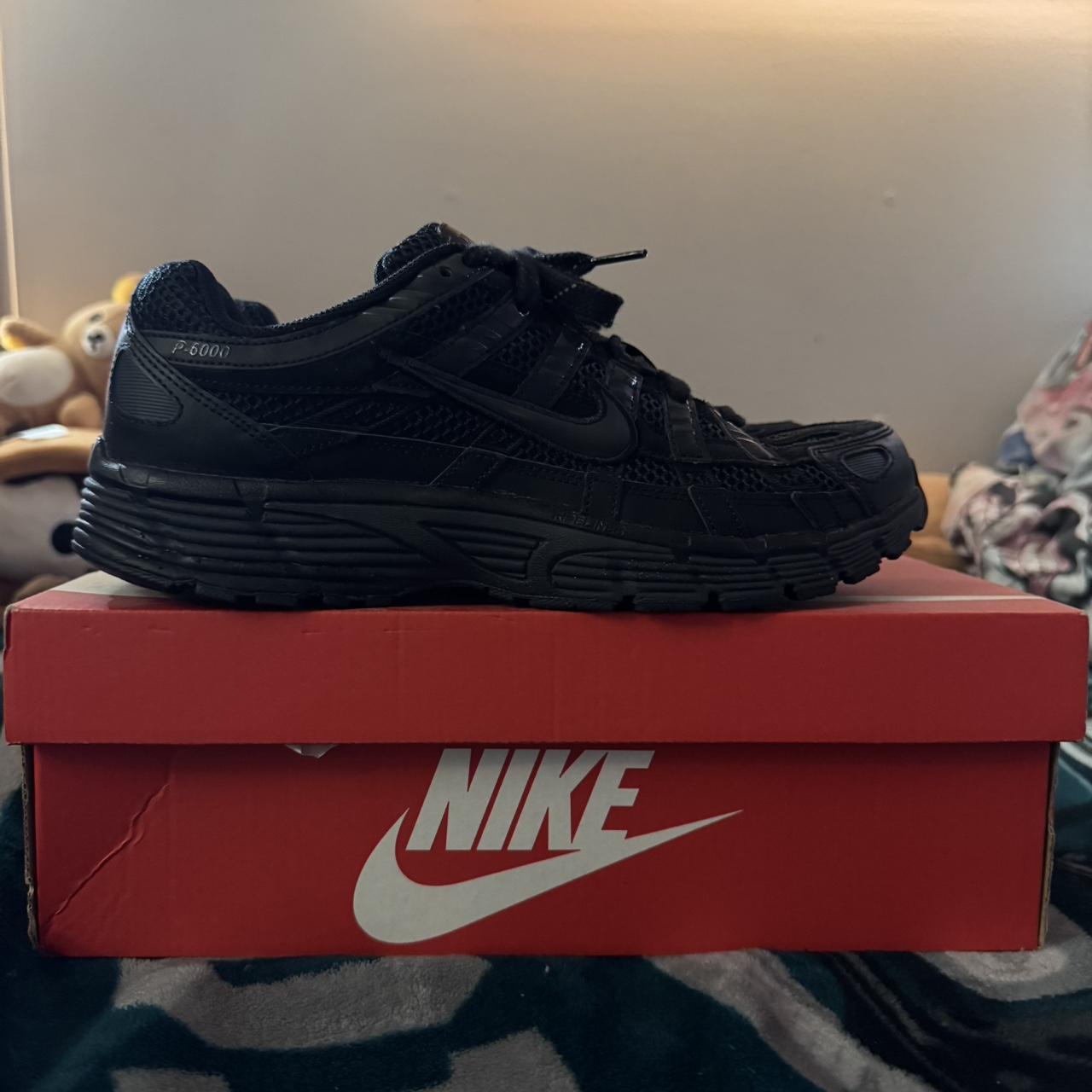 Nike P-6000 All Black Colorway Size 10 With... | Depop