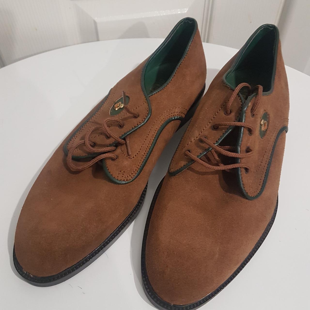 Brown, leather, Curtess men's shoes, size 9, new... - Depop