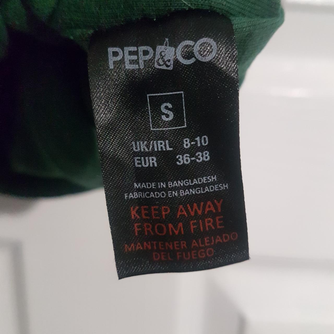 Dark green Pep&Co top, size S/UK 8-10, used, in... - Depop
