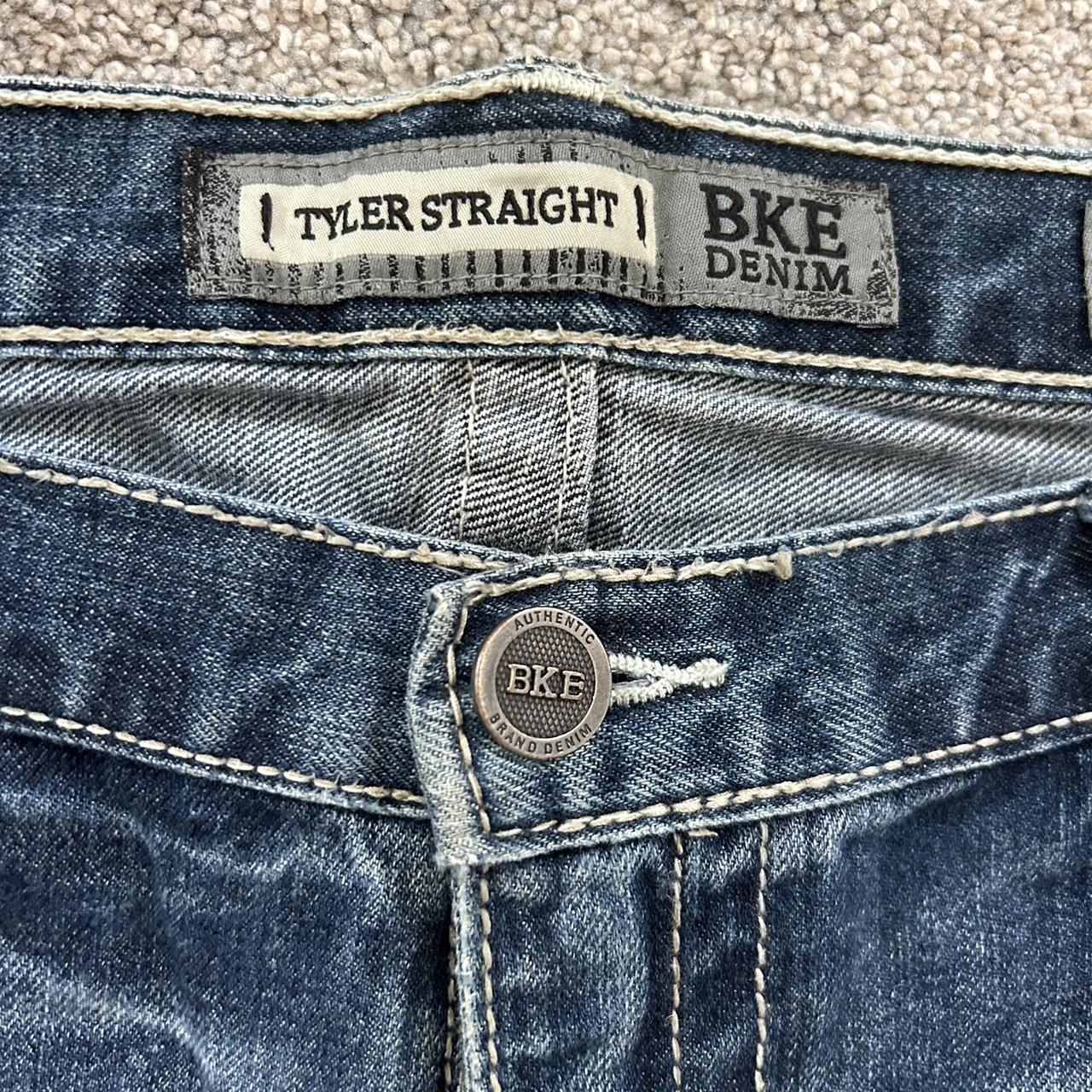 BKE Denim Tyler Straight MENS jeans One tiny stain... | Depop