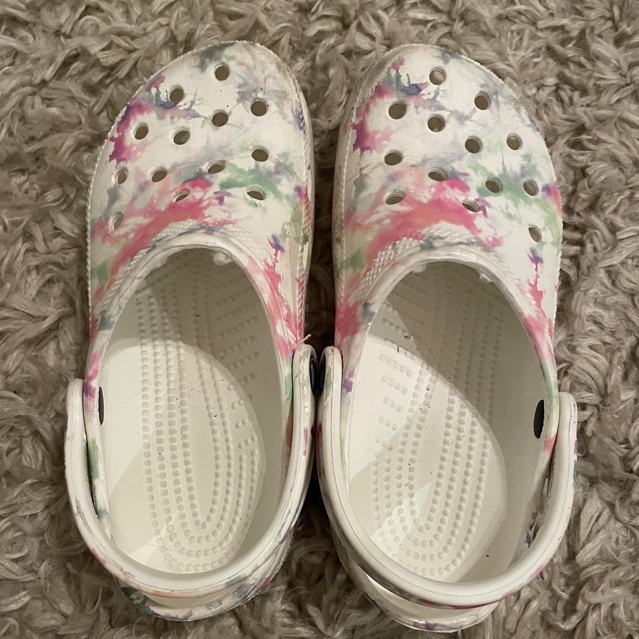 Multicolor Crocs - Depop