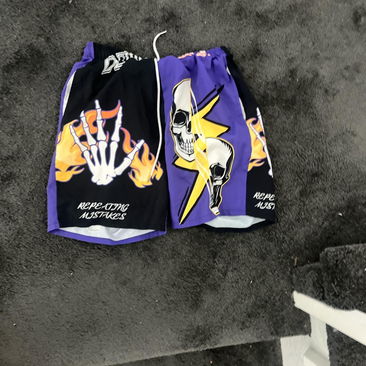 MULTI COLORED COLORED SHORTS - Depop