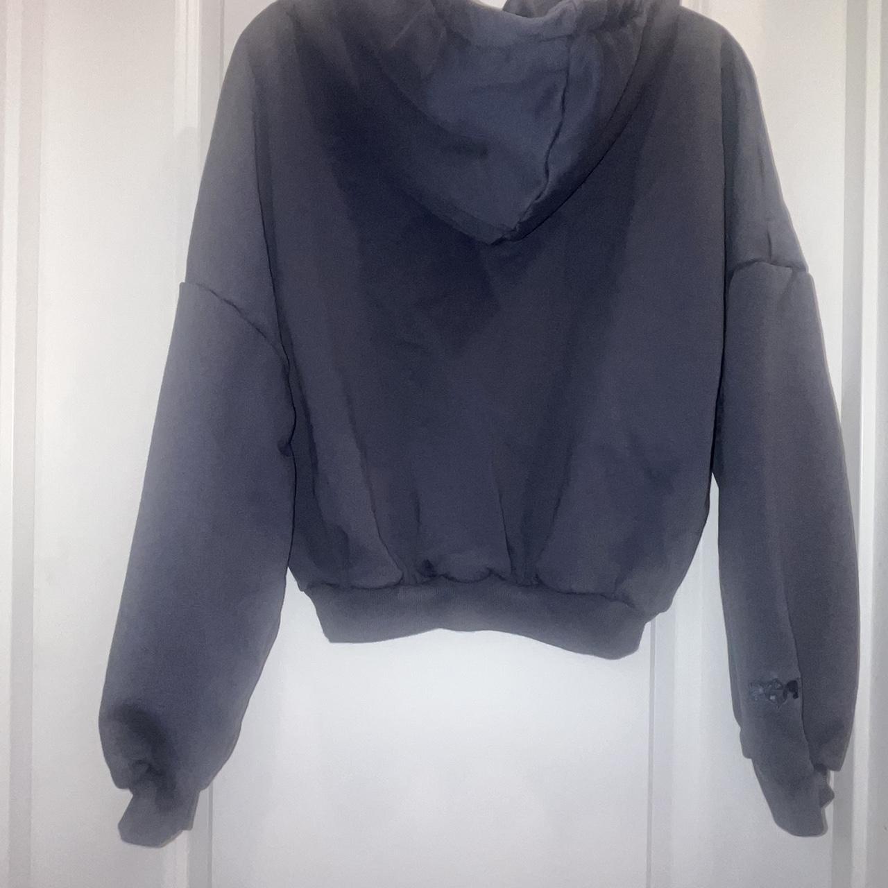 PopFlex Cloud Hoodie Women's Blue Oversized Pullover | Depop
