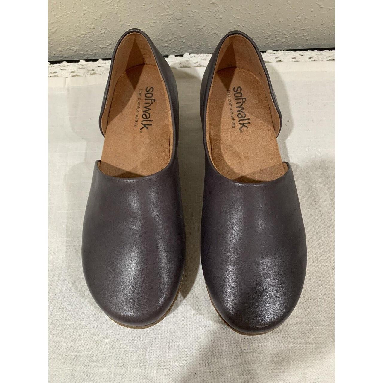 Softwalk Womens Addie Half d’Orsay Clog On Size 12... - Depop