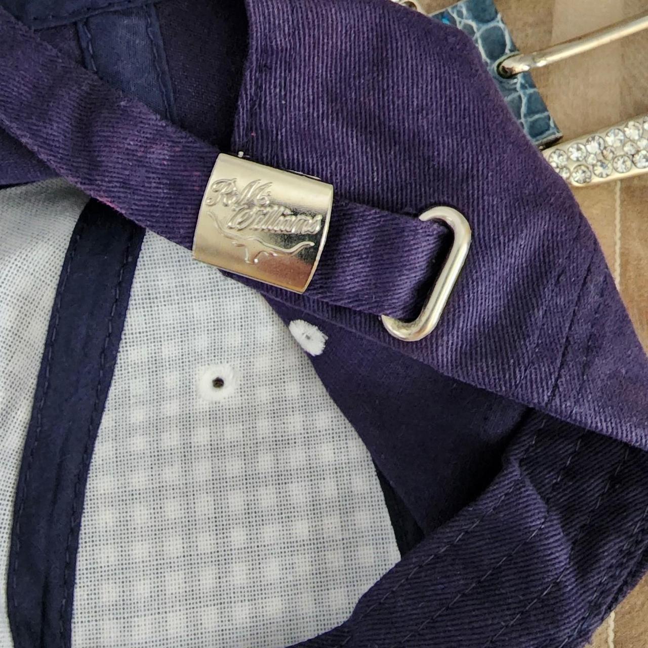 RM WILLIAMS CAP GINGHAM & BLUE - COTTON ONE... - Depop