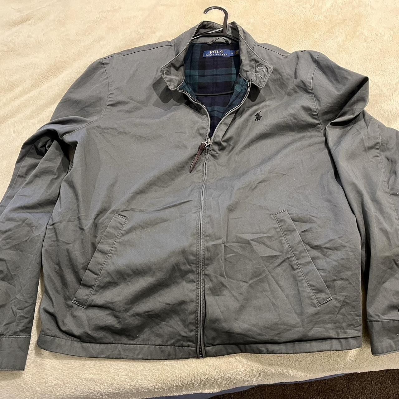 Grey Polo Ralph Lauren Jacket size M great condition... - Depop