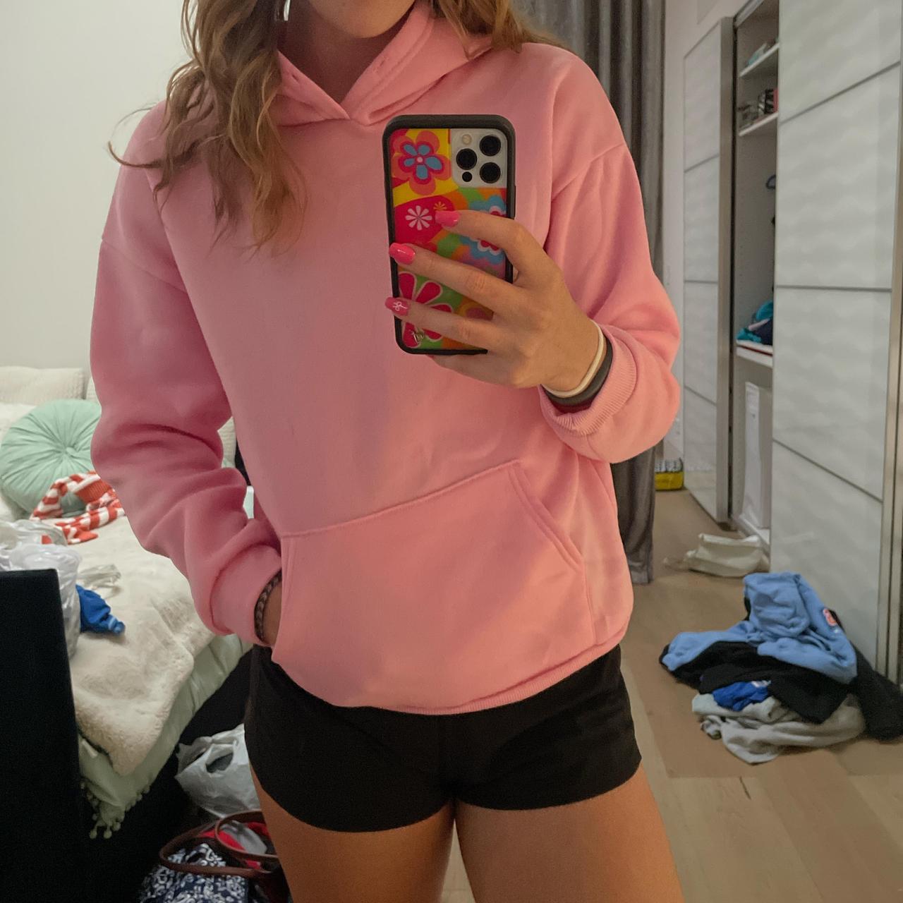 Shein Pink Hoodie 💓 good condition - Depop