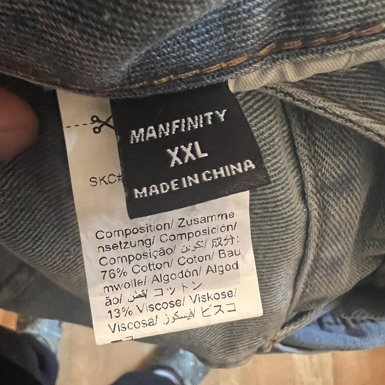 Never worn! Manfinity Denimwave Men's Light Blue... - Depop