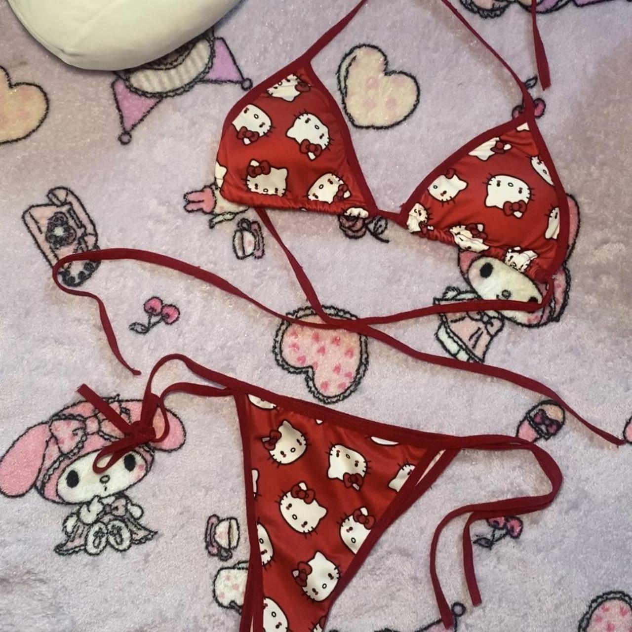 Hello Kitty Bikini Red Depop