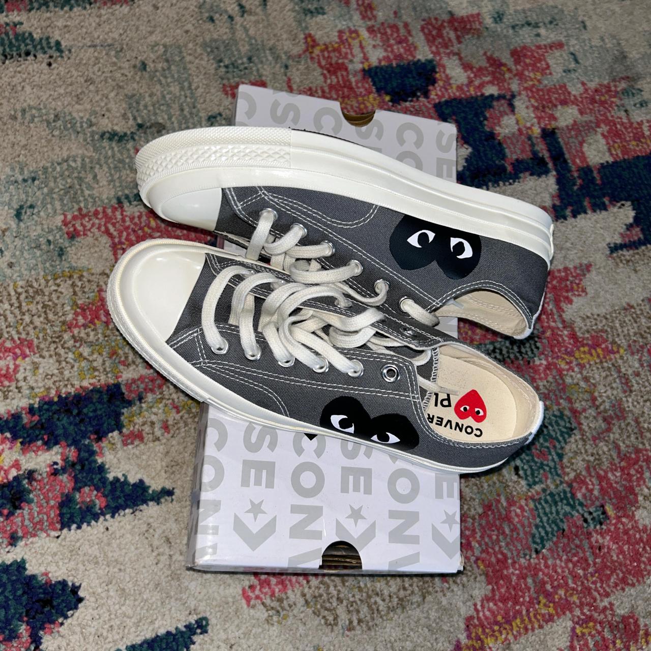 CDG Converse “Steel Grey” *Brand New with no tags* | Depop