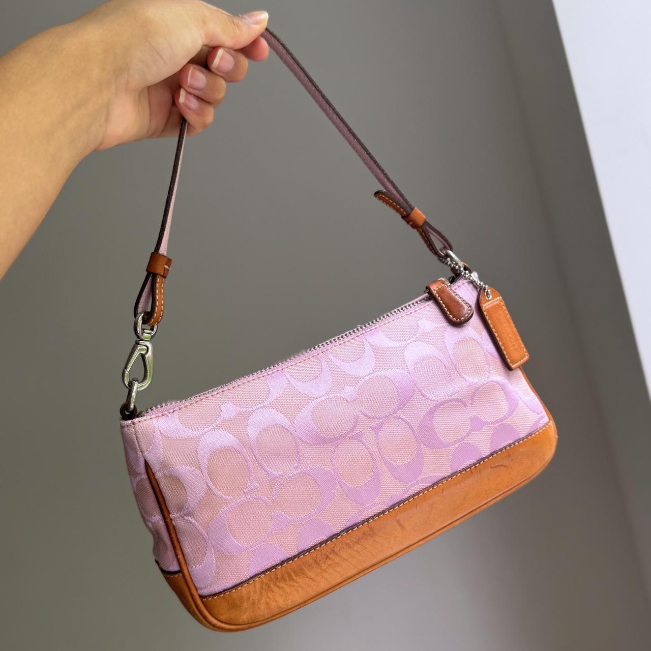 Beautiful Lilac Vintage Coach Demi shoulder bag with... - Depop