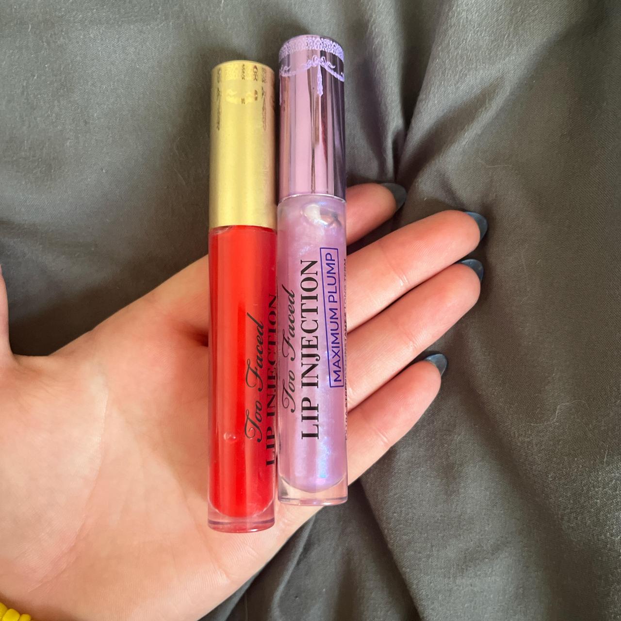 Two too faced lip injections lip plumper never used - Depop