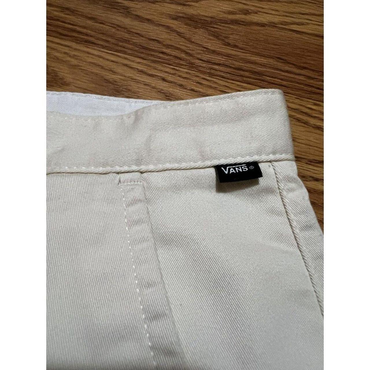 Vans Off The Wall Ivory Chino Shorts 9" Inseam Skate... - Depop