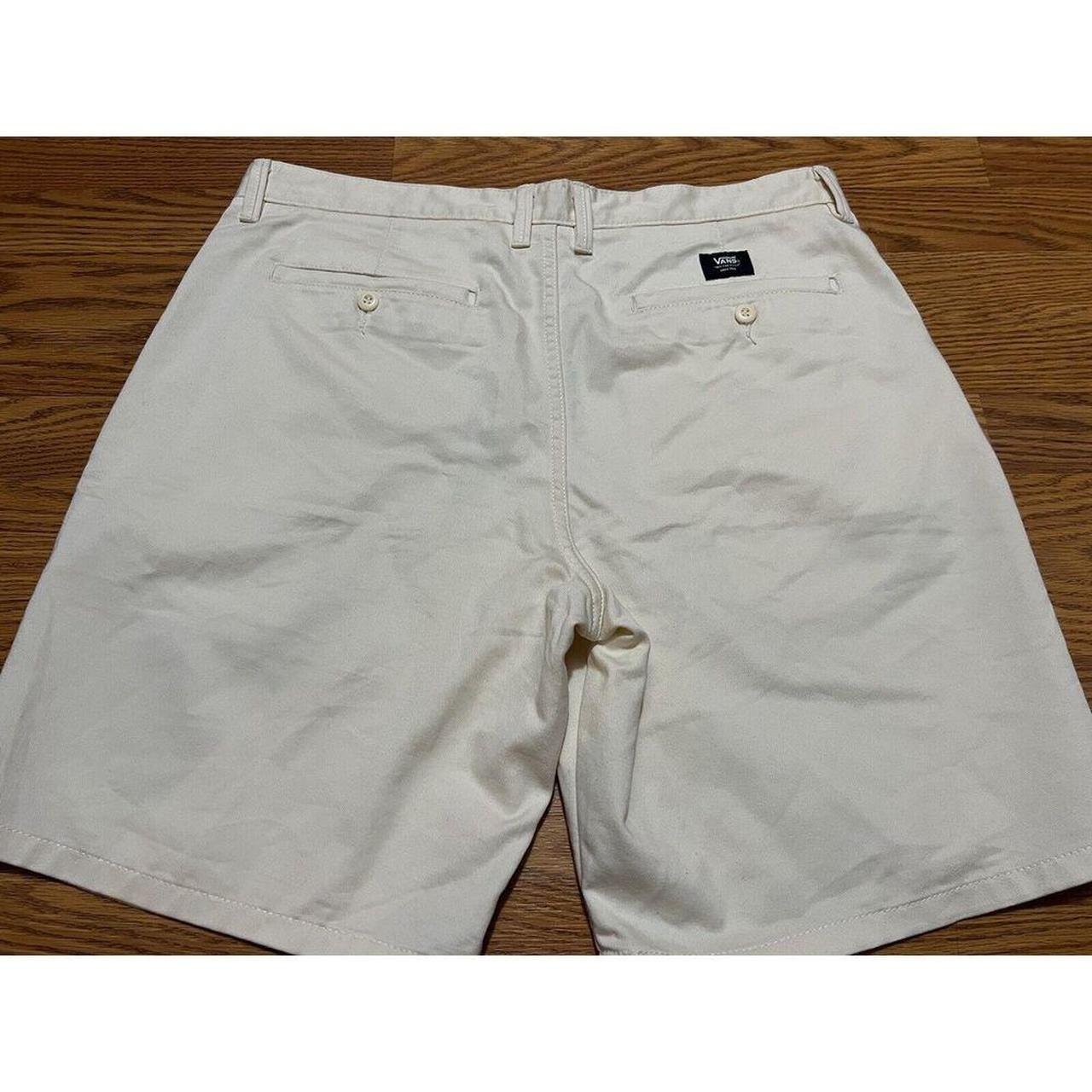 Vans Off The Wall Ivory Chino Shorts 9" Inseam Skate... - Depop