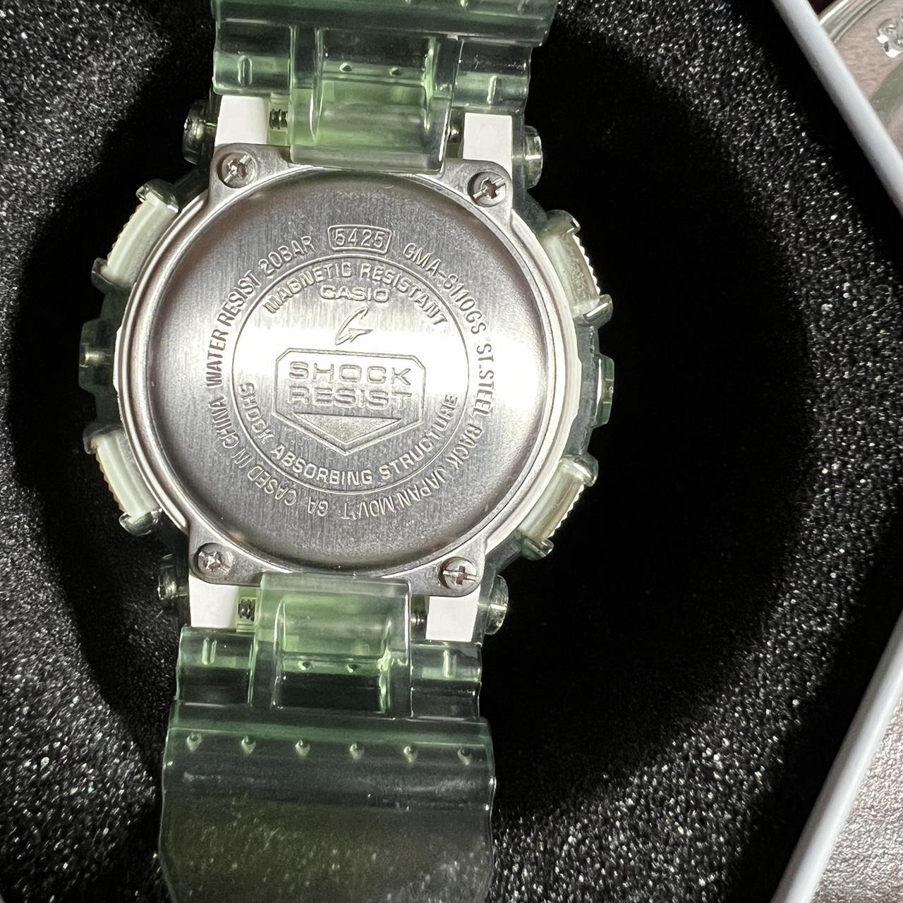 G-Shock light green transparent women’s watch... - Depop