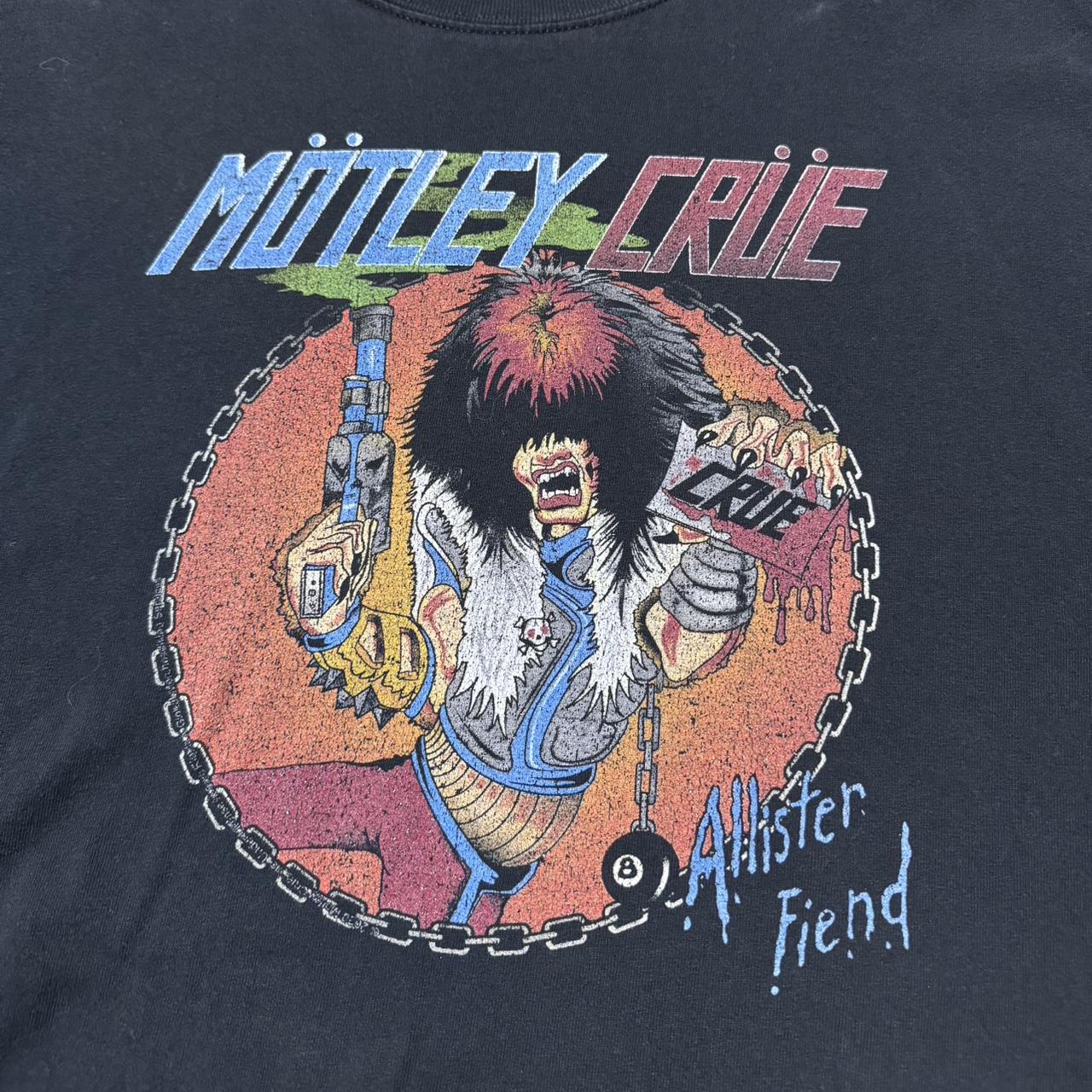 Motley Crue Allister Fiend black tee #bandtee... | Depop