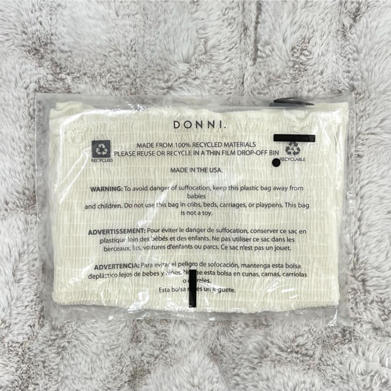 DONNI Pop Tube Top - off-white/cream. Women’s extra... - Depop