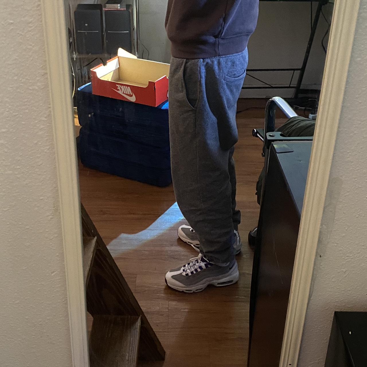 Size 9 W Size 7.5 M. Rare Nike Air Max 95s in white,... | Depop