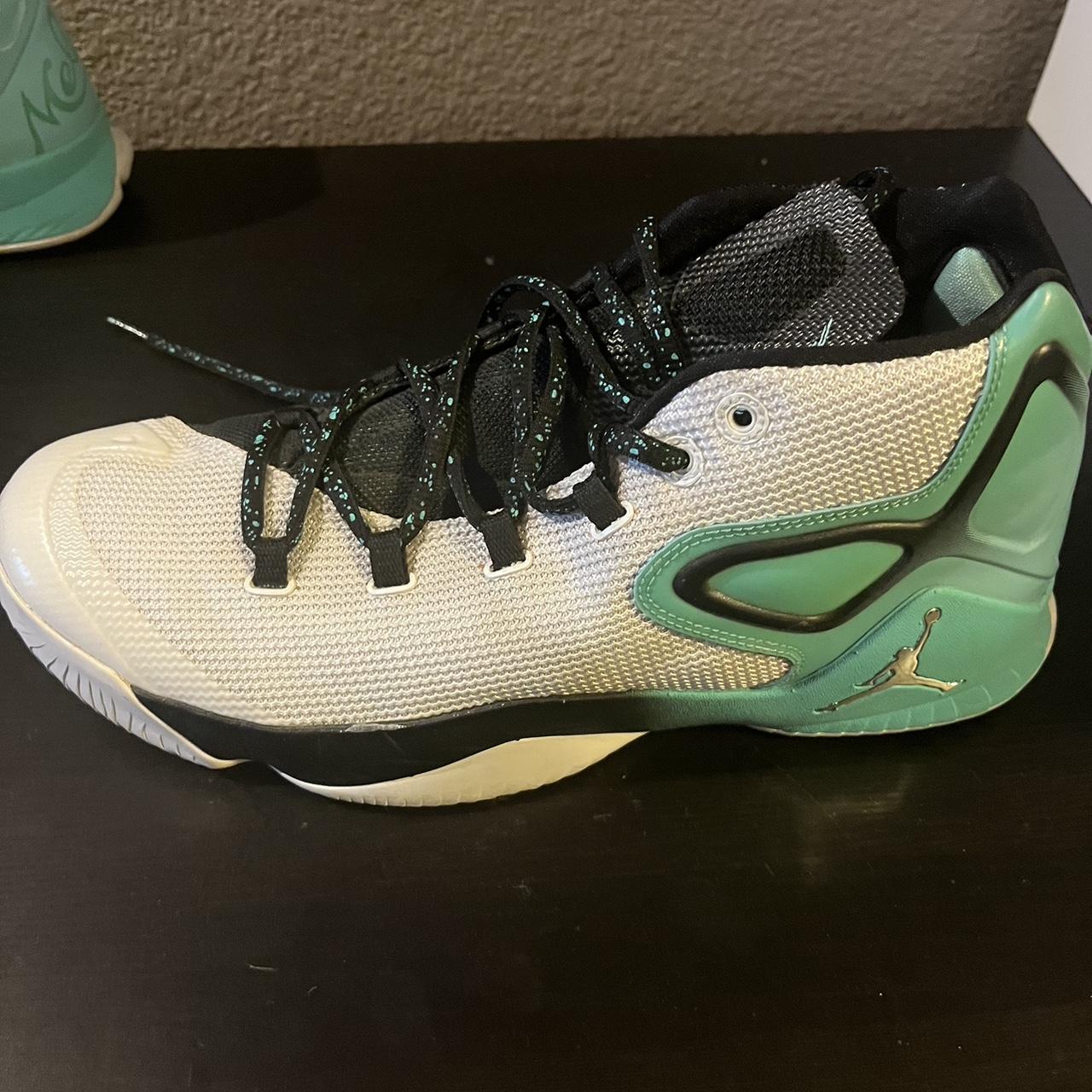 Jordan Melo m12 hyper jades size 11.5 - Depop