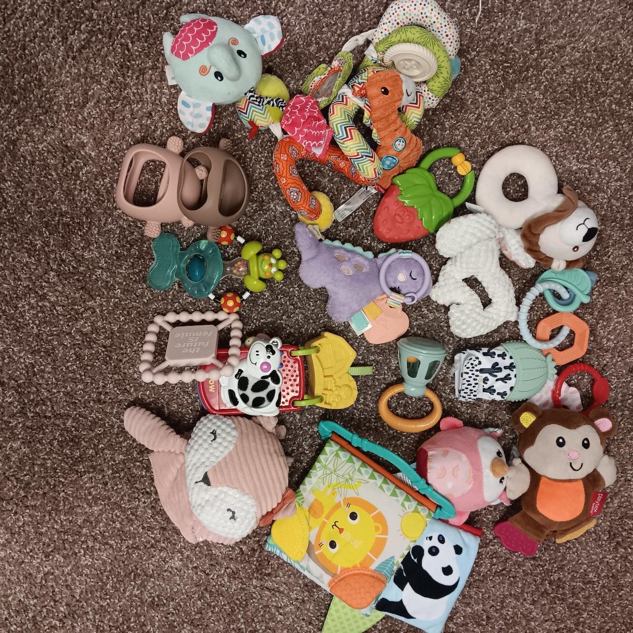 LOT of baby toys Brands include itzy ritzy, nubi,... - Depop