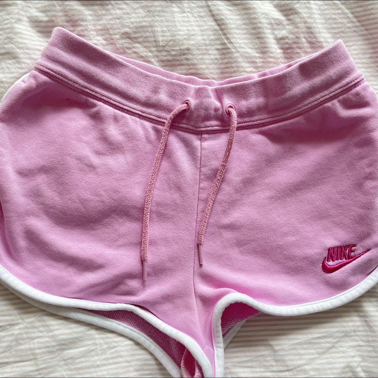 Baby pink Nike shorts Perfect condition - Depop