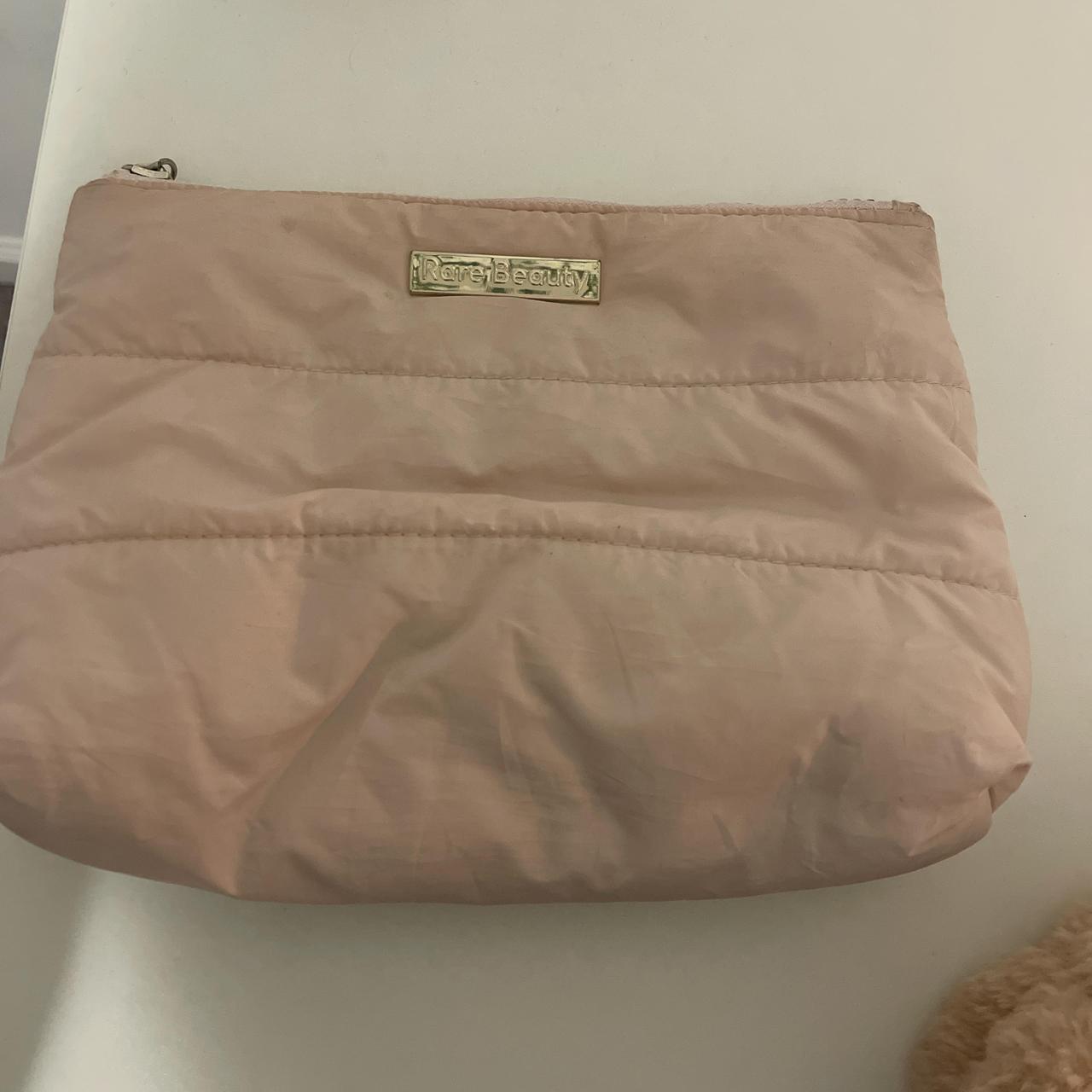 Rare Beauty Pink puffer makeup bag #makeupbag - Depop