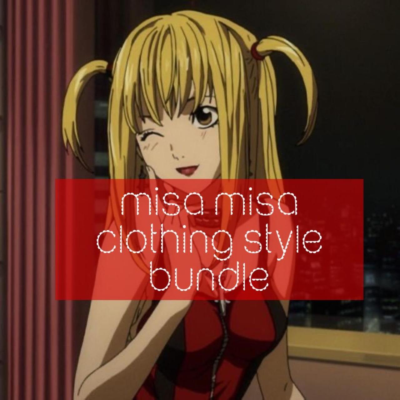 misa amane style clothing bundle !! ꕥ second slide... - Depop