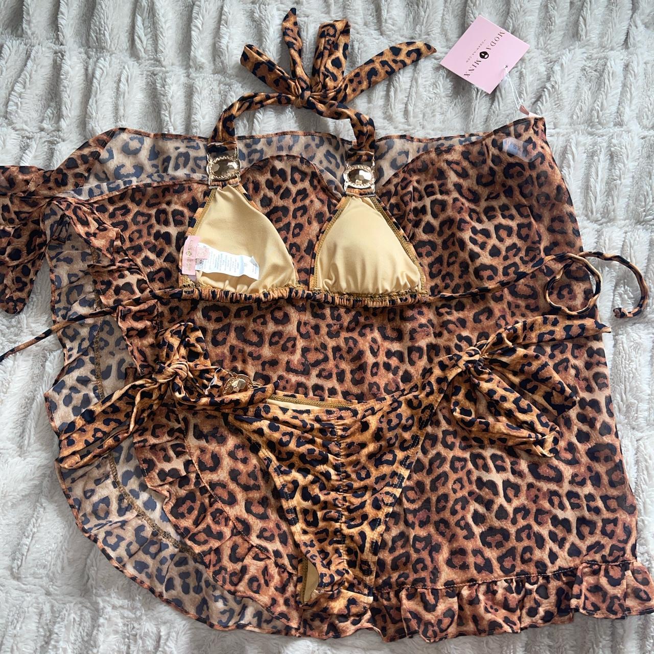 Moda minx - Leopard print 3 piece set with matching... - Depop