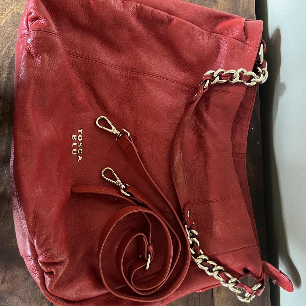 Beautiful Tosca Blu leather bag, excellent... - Depop