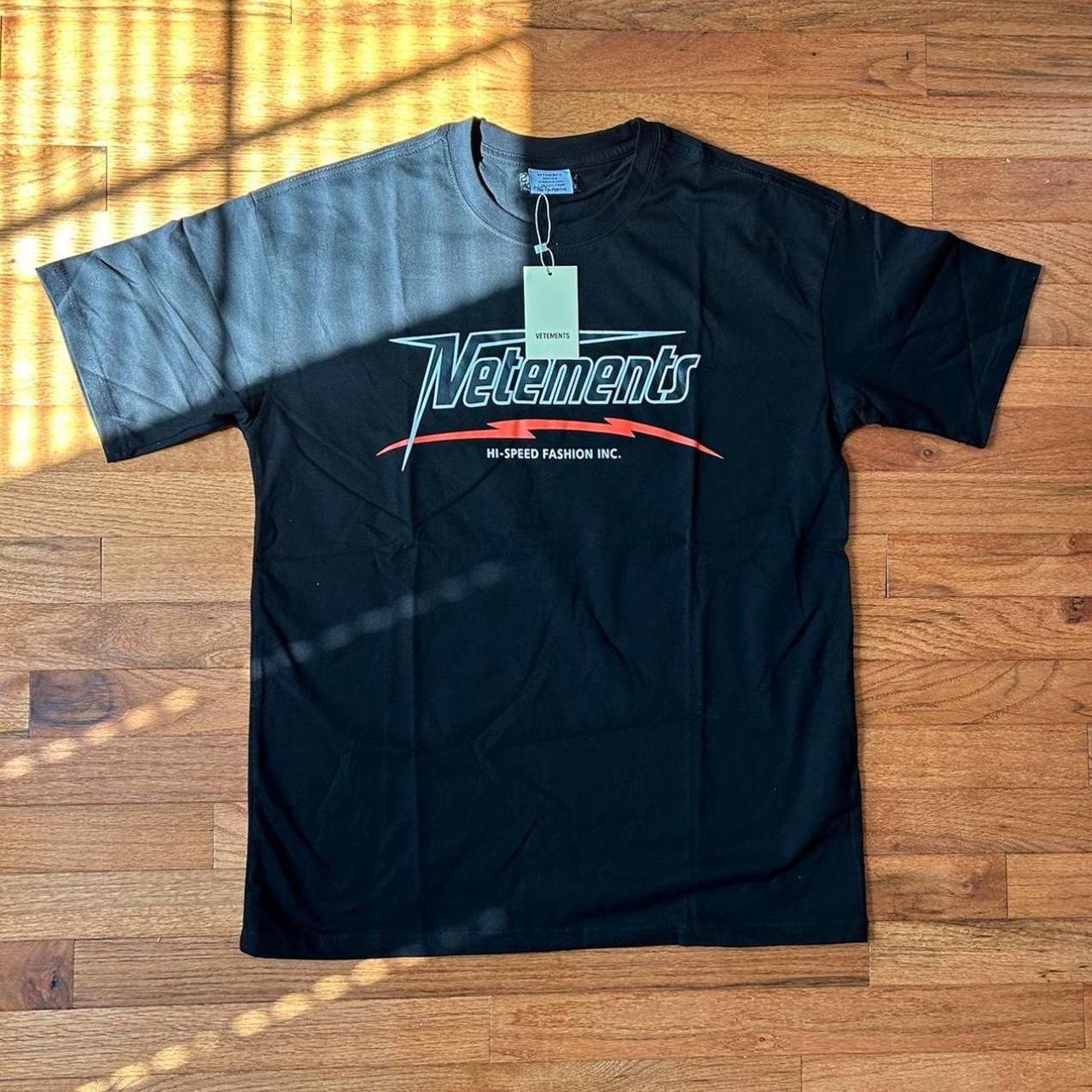 vetements “hi speed” shirt size small - Depop