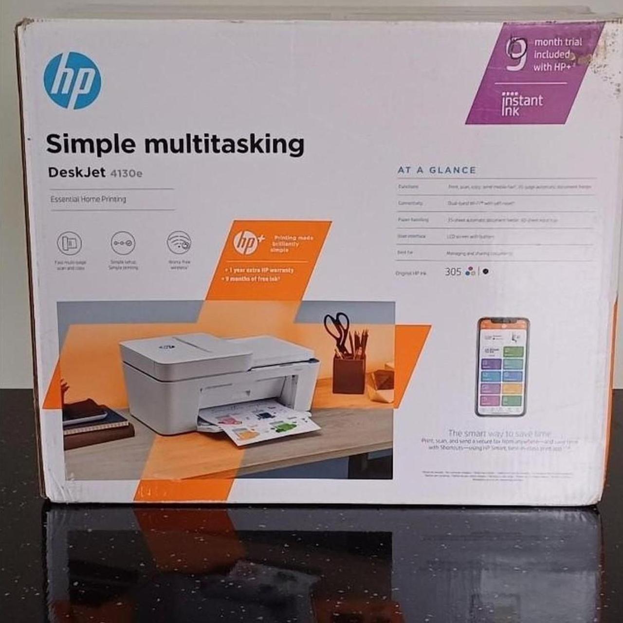HP DeskJet 4130e All-in-One HP+ enabled Wireless... - Depop