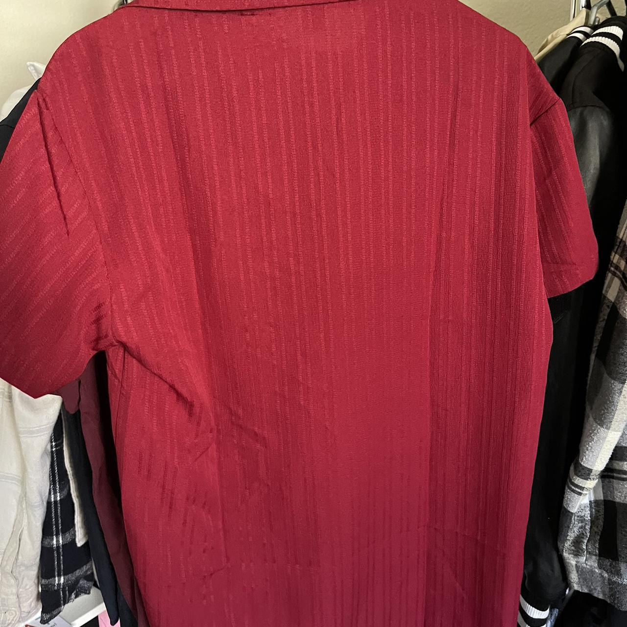 Men’s red button up - Depop