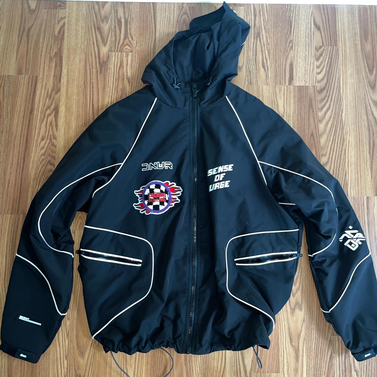 Zara | Racing Jacket | Black | XL - Depop