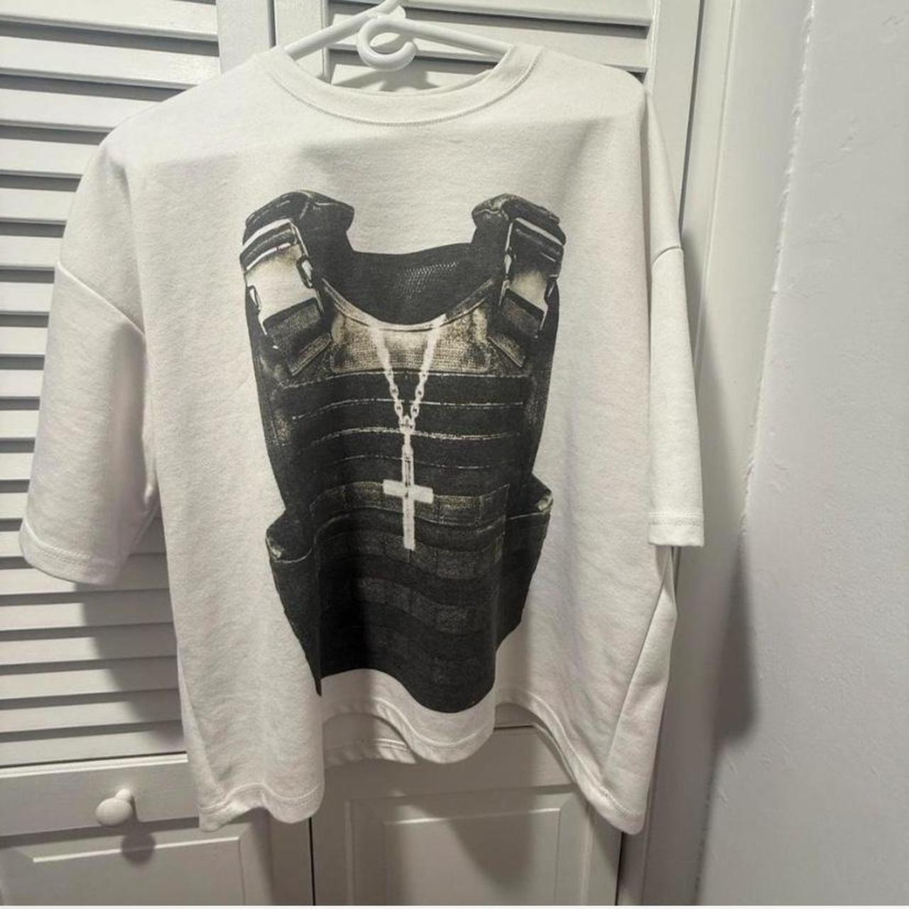 Jesus White Tee, God Tee Shirt, Graphic Tee,... | Depop