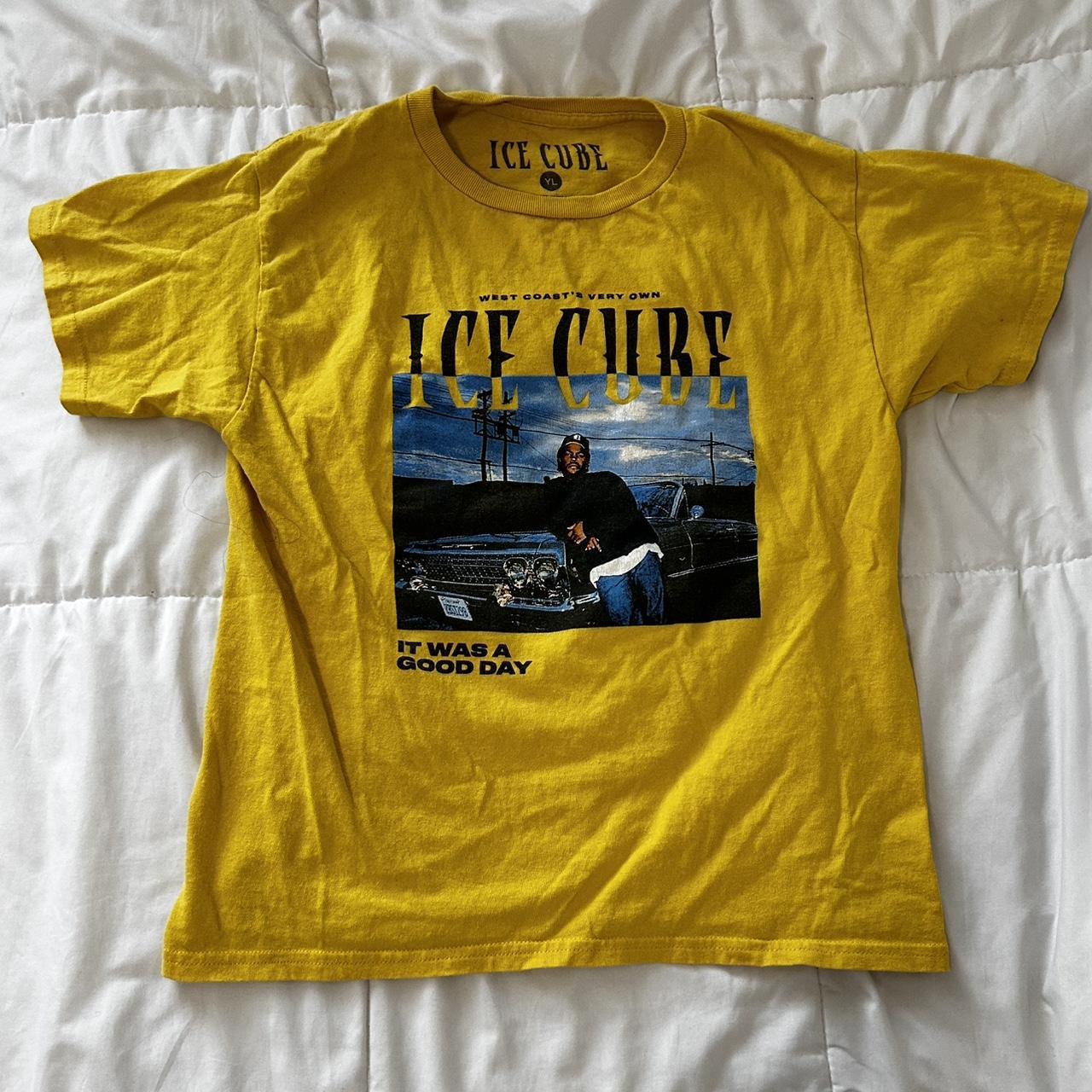 Yellow Ice Cube "It Was A Good Day" tee #graphic tee | Depop