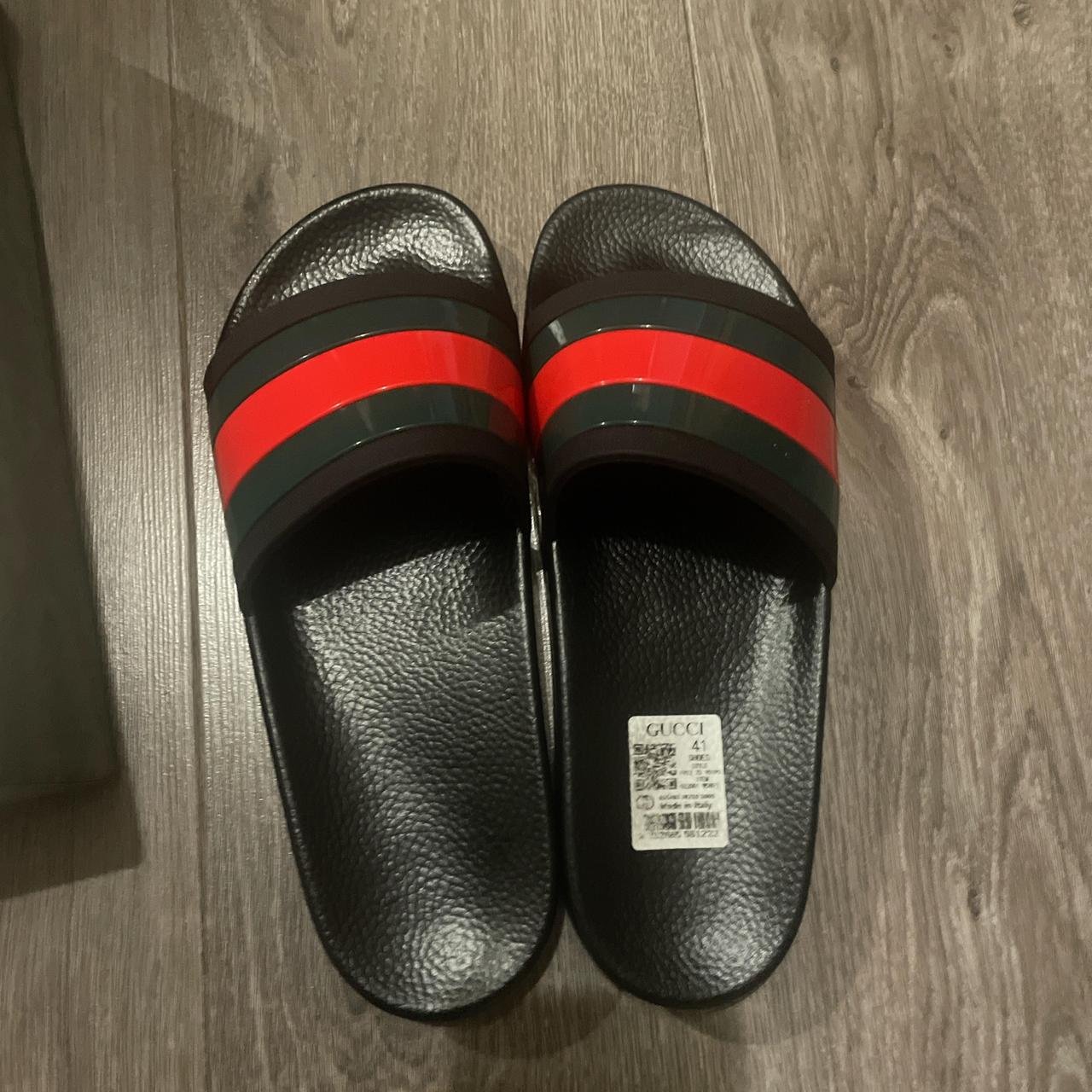 This is Gucci sliders basically brand new hasn’t... | Depop